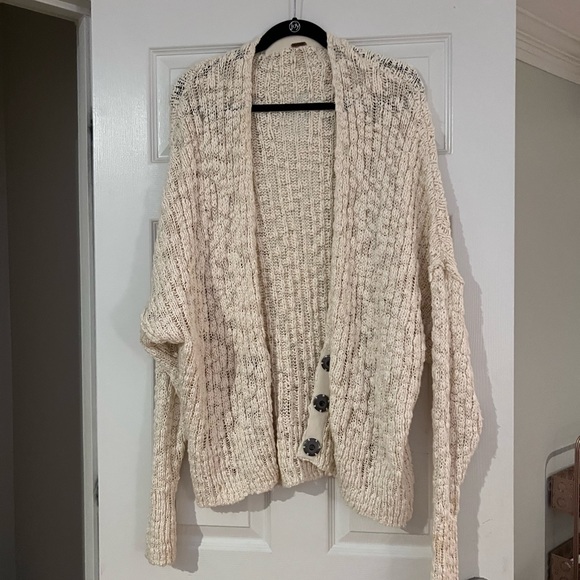 Free People | Sweaters | Free People Knit Cardigan | Poshmark